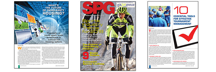 Get Our Free Newsletter & Magazine - Sports Planning Guide