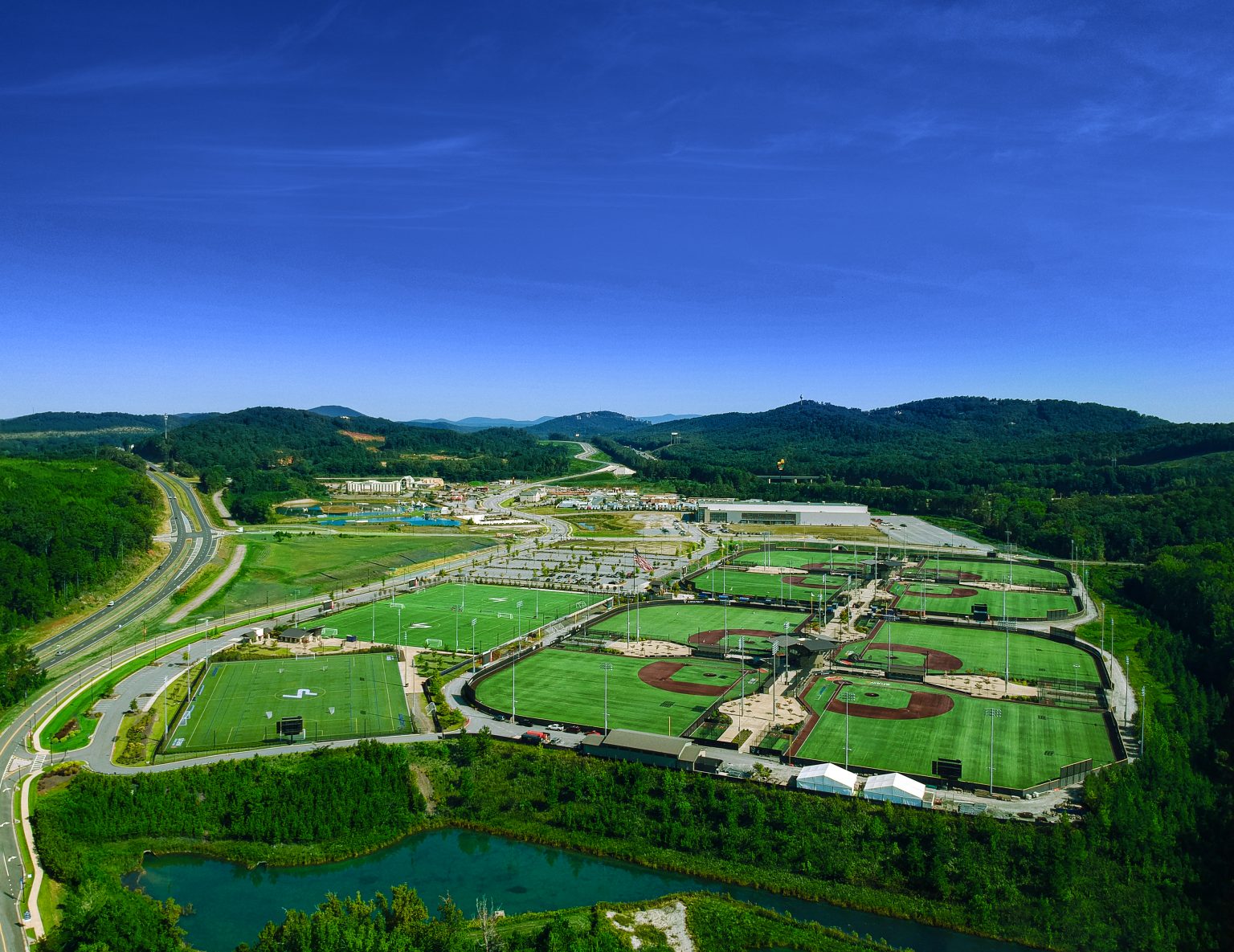 Eight Fields of Dreams for Youth Baseball Tournaments