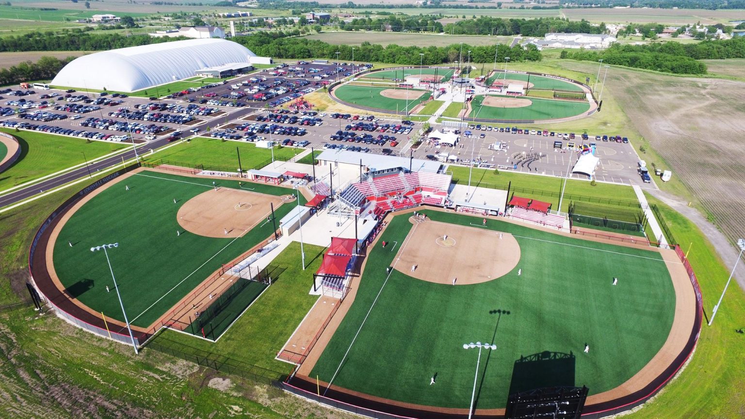 Eight Fields of Dreams for Youth Baseball Tournaments